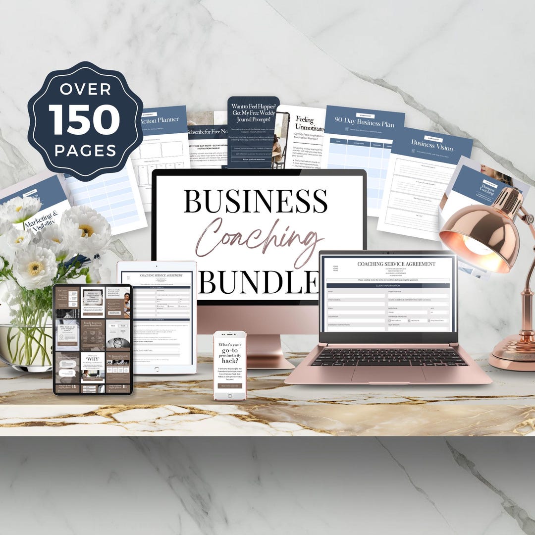 Business Coaching Bundle, Social Media Kit, Instagram Template ...