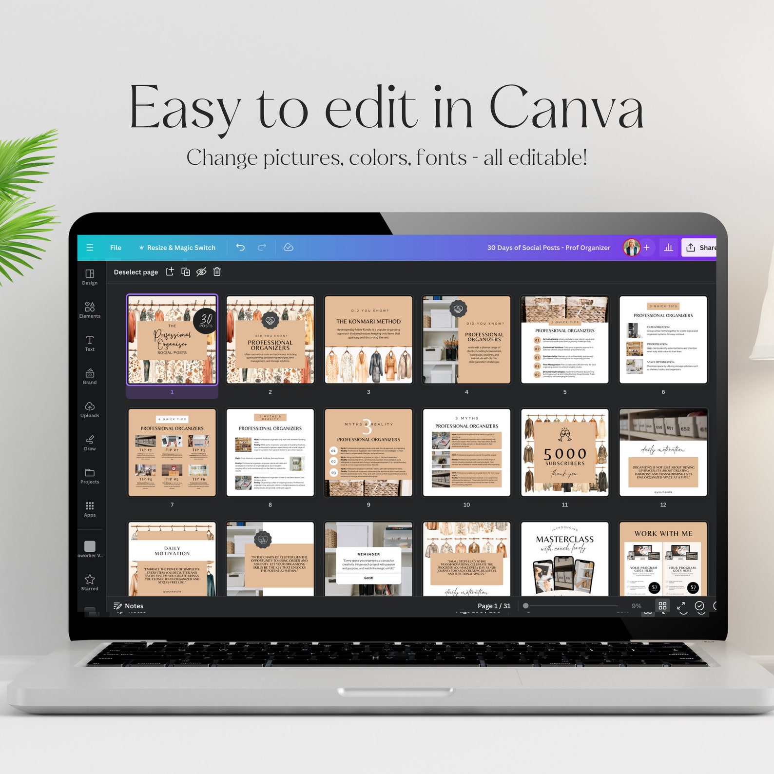 Professional Organizer Instagram Post Organizing Services Social Media ...