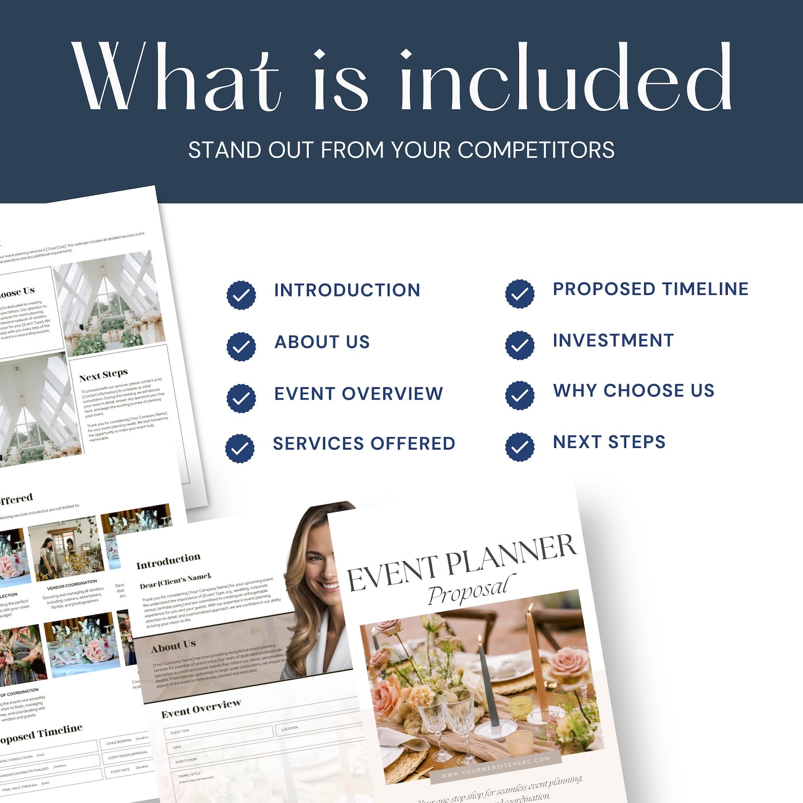 Event Planner Proposal Template, Canva Planning Proposal, Event ...