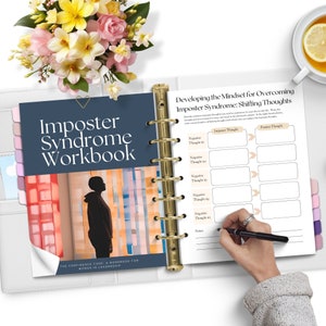 Imposter Syndrome Workbook, Self Help Template, Personal Growth Planner ...