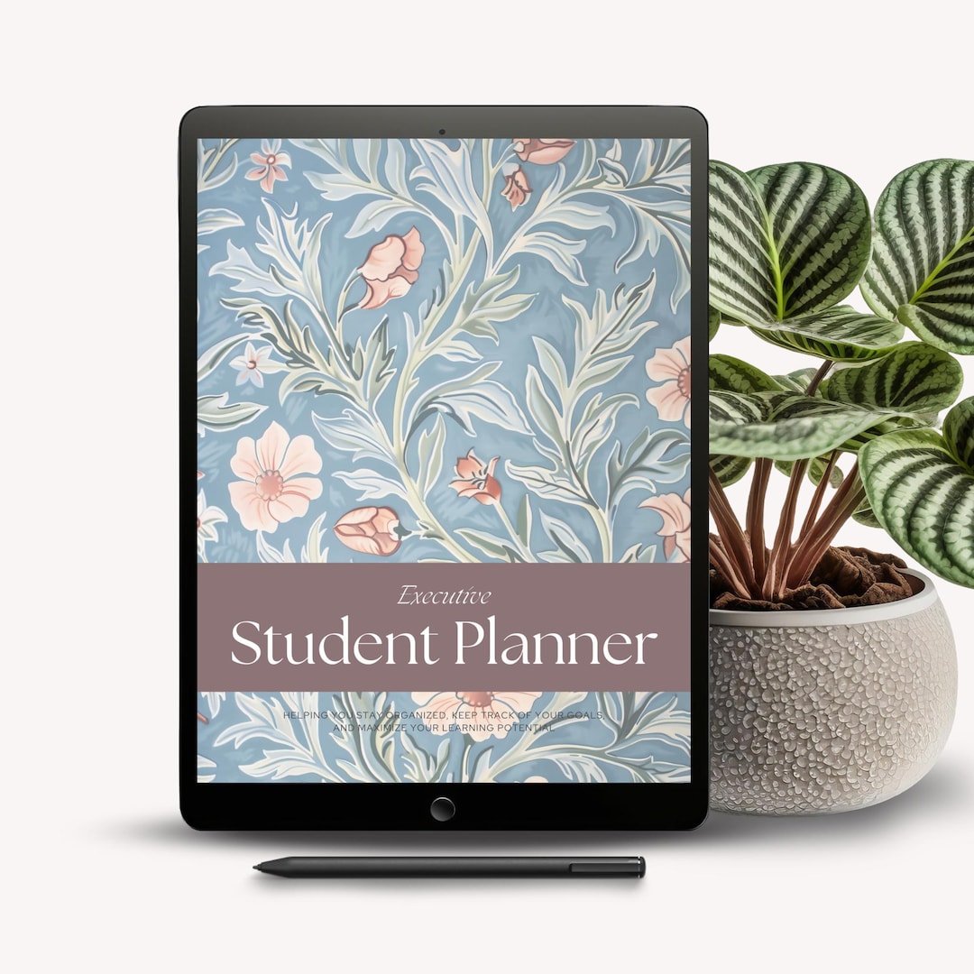Student Digital Planner, Academic iPad Planner, College Study Organizer ...