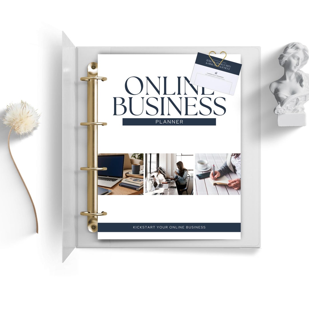 Online Business Starter Kit, Canva Template, Home Based Business Plan ...