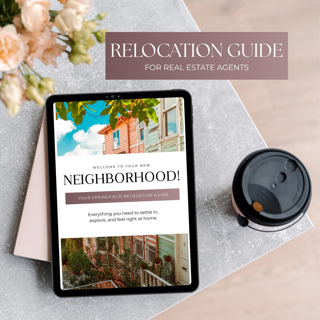 Relocation Guide Real Estate Template, Buyer Welcome Packet, Local City ...