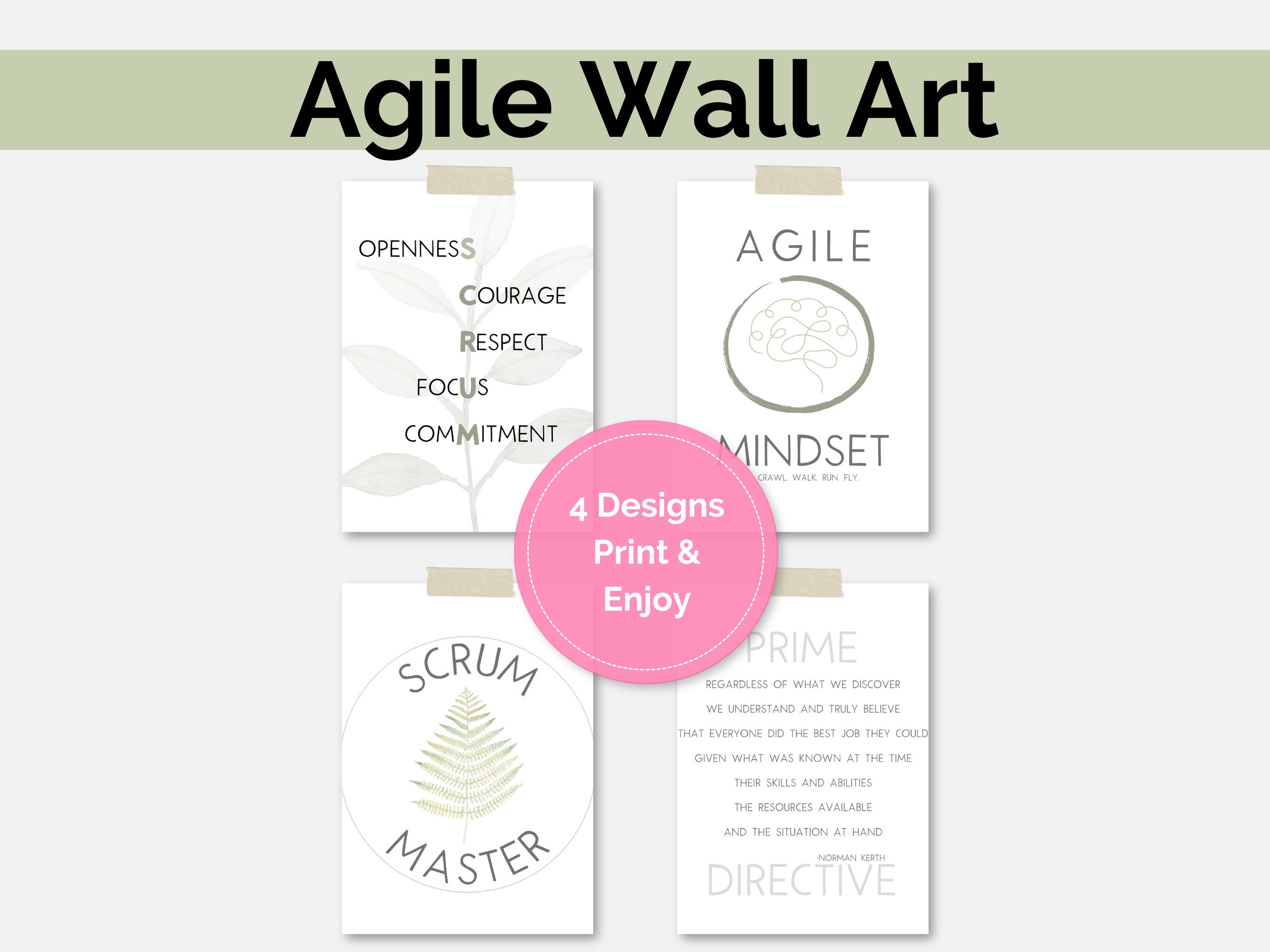 Agile Wall Art Printable Poster Appreciation Gift for - Etsy Australia