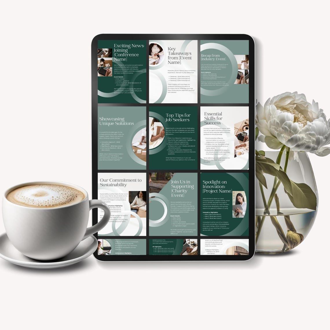 Business Instagram Post Canva Template, Professional Content, Social ...