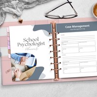 School Psychologist Digital Planner School Counselor Journal Therapy ...
