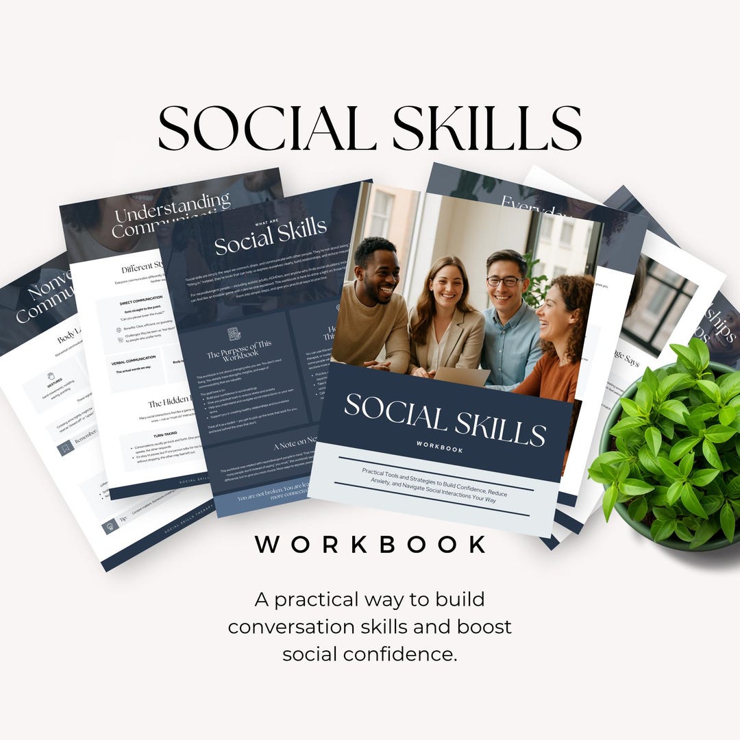 Social Skills Workbook, Conversation Skills, Life Skills, Social ...