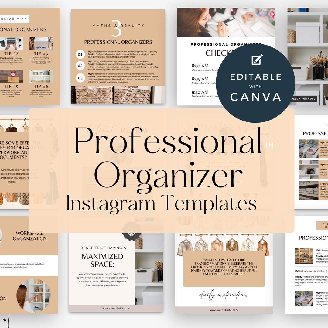 Professional Organizer Instagram Post Organizing Services Social Media ...