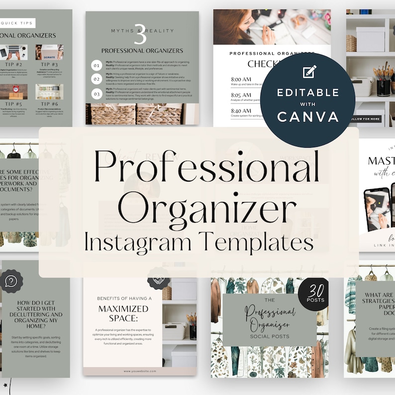 Professional Organizer Instagram Post Organizing Services Social Media ...