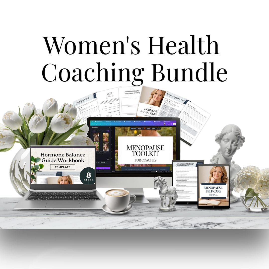 Women's Health Coaching Bundle, Menopause Toolkit for Coaches, Hormone ...
