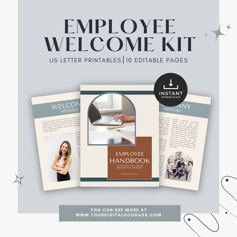 Employee Handbook Template Human Resources Templates Small Business ...