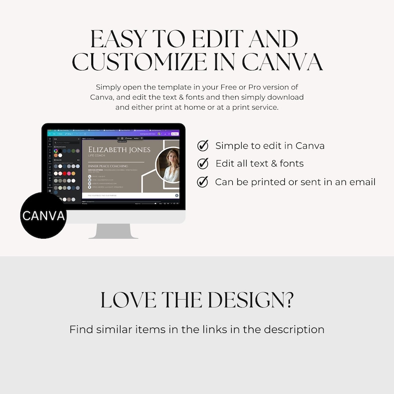 Email Signature With Picture Canva Template, Professional Email ...