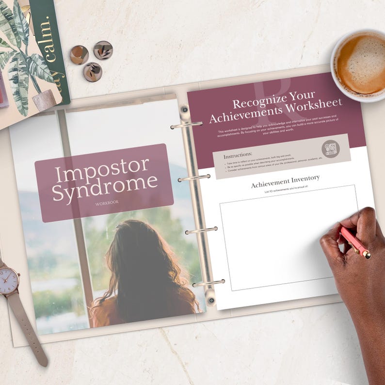 Imposter Syndrome Workbook Printable, Overcome Self-doubt, Build ...