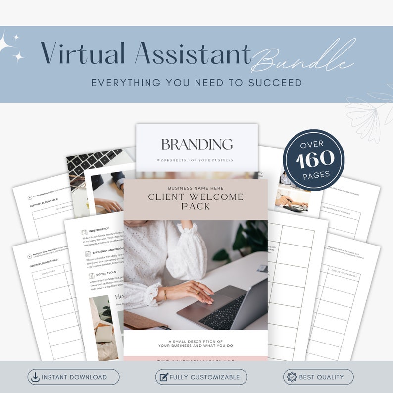 Virtual Assistant Full Business Starter Kit 5 in 1 Business Coach Tools ...