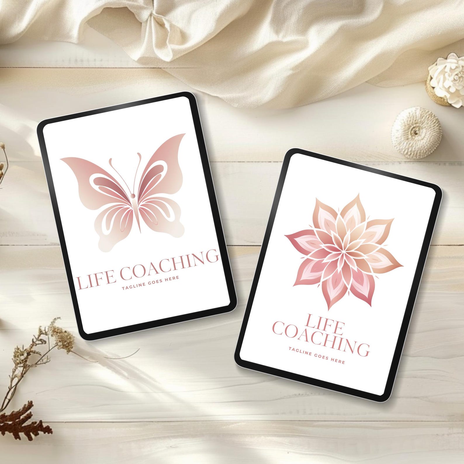 Life Coach Logo Canva Template, Editable Coaching Logo, Holistic ...