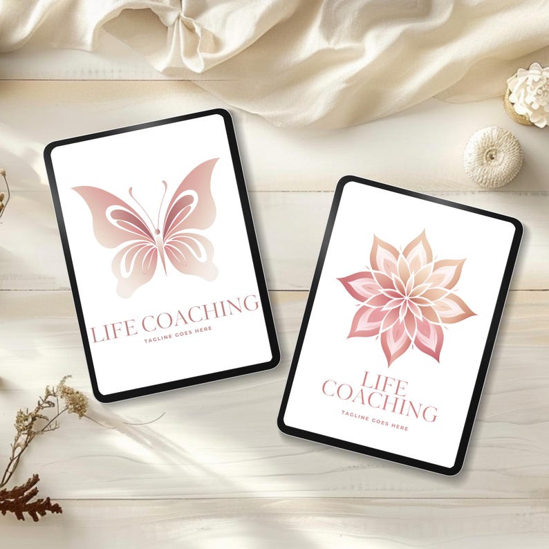 Life Coach Logo Canva Template, Editable Coaching Logo, Holistic ...
