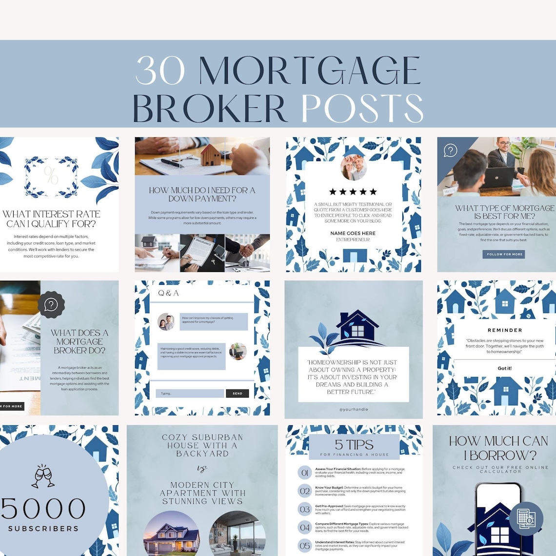 Mortgage Broker Post, Social Media Kit, Loan Officer Marketing Kit ...