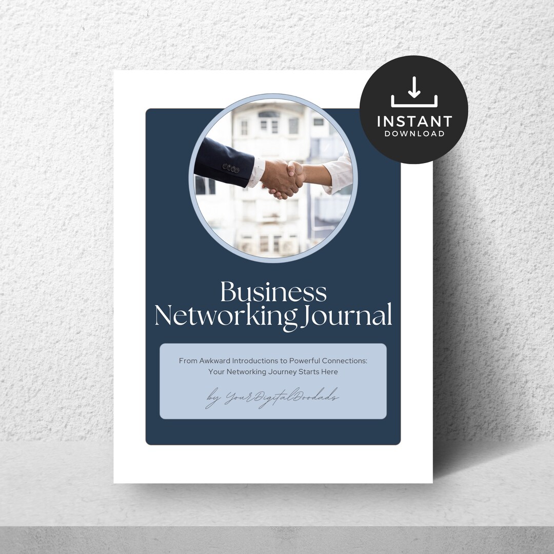 Business Networking Journal, Small Business Networking Tool, Journal ...