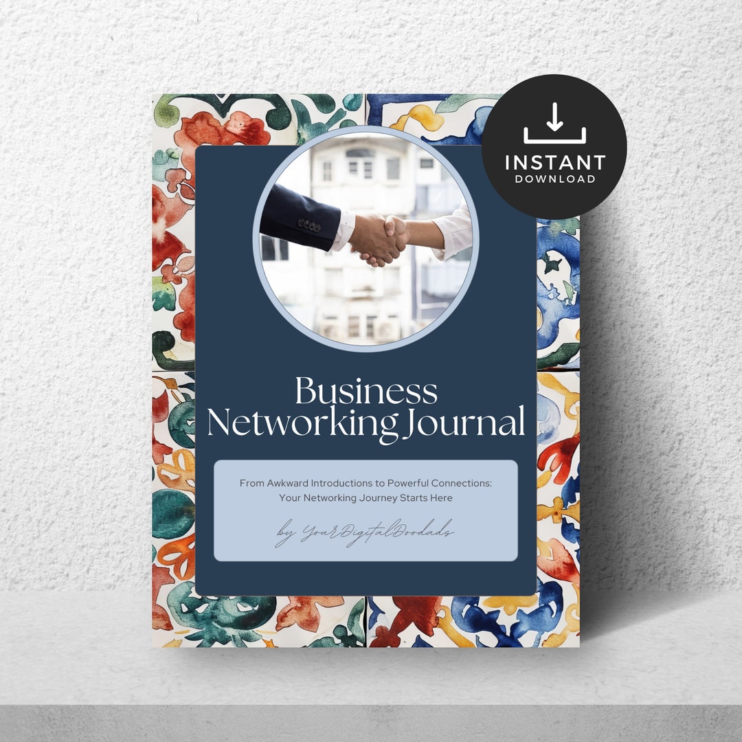 Business Networking Journal, Small Business Networking Tool, Journal ...