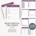 Professional Organizer Forms Canva Template, Home Organization ...