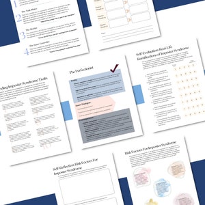 Imposter Syndrome Workbook, Self Help Template, Personal Growth Planner ...