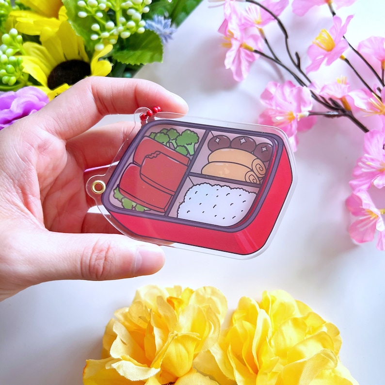 Bento Box (refillable) Shaker Keychain With Blind Bag | Refillable ...