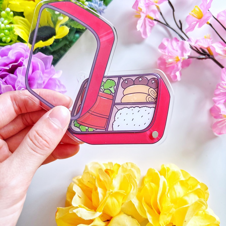 Bento Box (refillable) Shaker Keychain With Blind Bag | Refillable ...