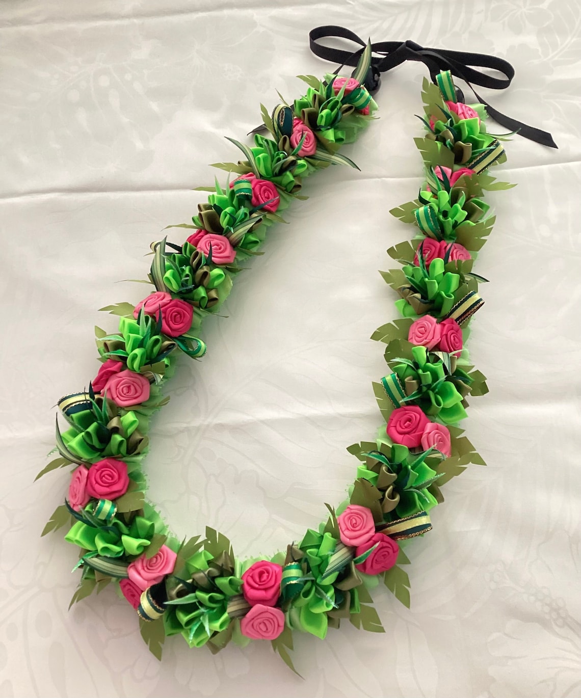 Ribbon Lei, Handmade, Celebration, Birthday, Wedding, Baby Shower ...