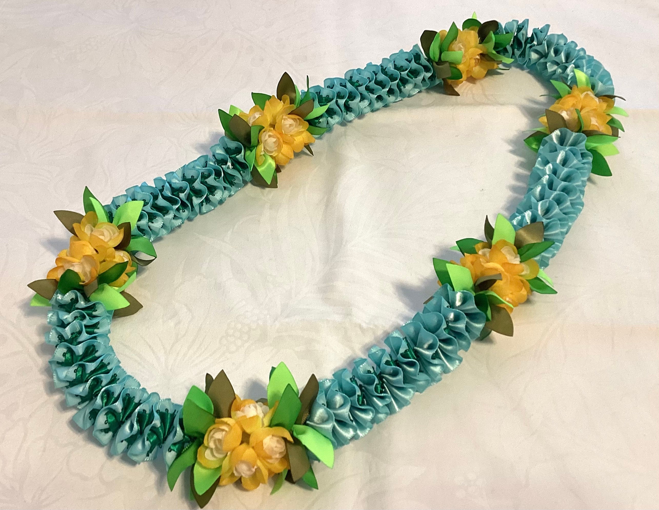 Ribbon Lei, Handmade, Celebration, Birthday, Wedding, Graduation - Etsy