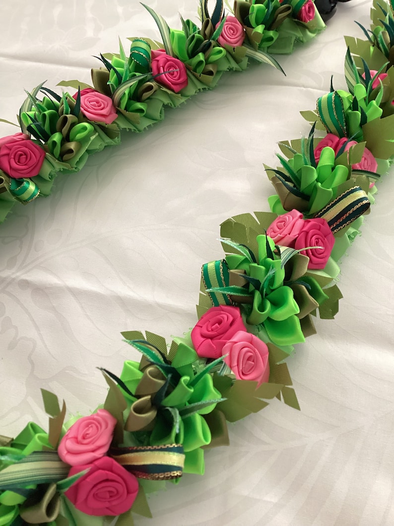 Ribbon Lei, Handmade, Celebration, Birthday, Wedding, Baby Shower ...