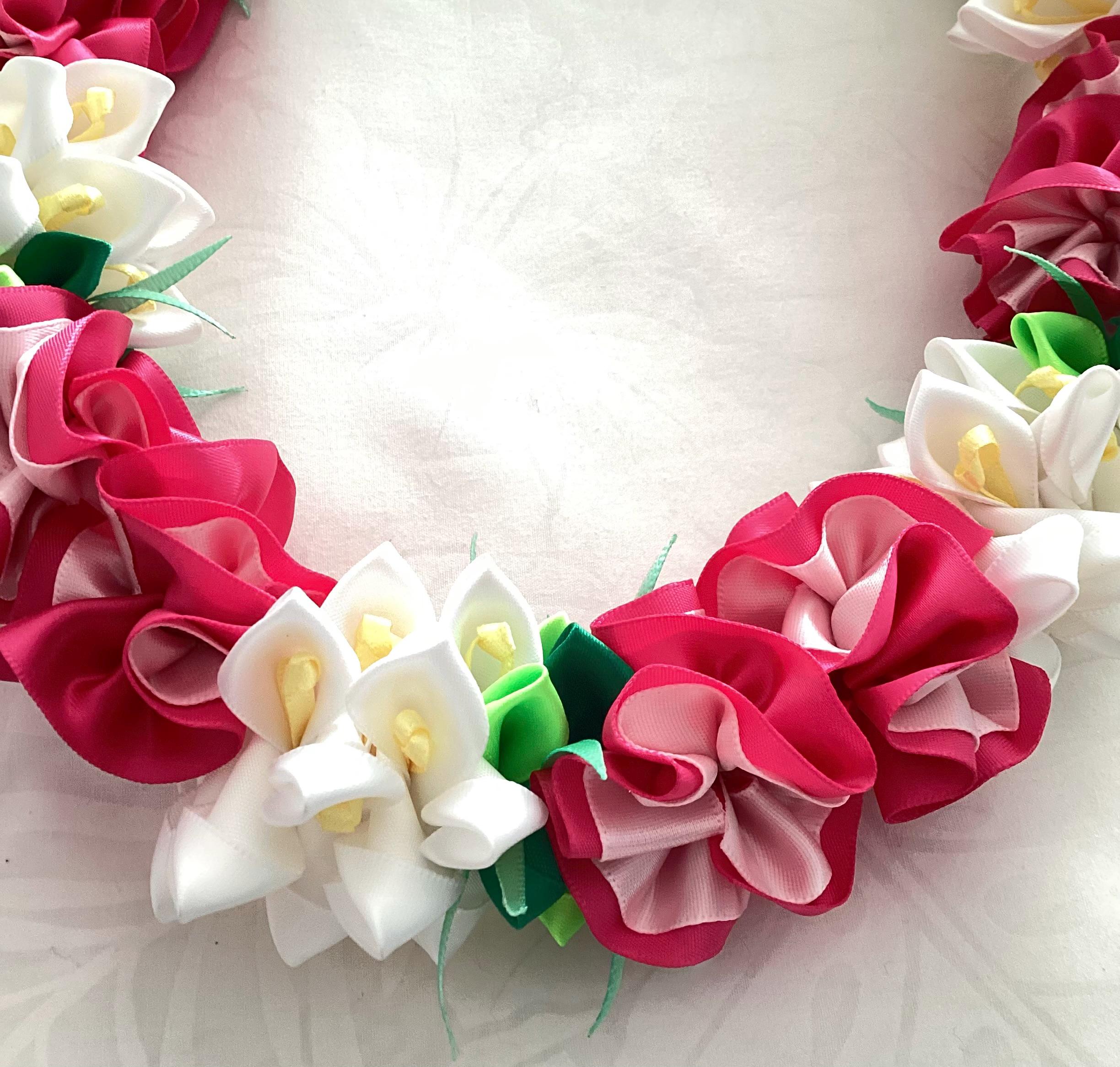 Ribbon Lei, Haku, Lei for Kids, Handmade, Celebration, Birthday ...