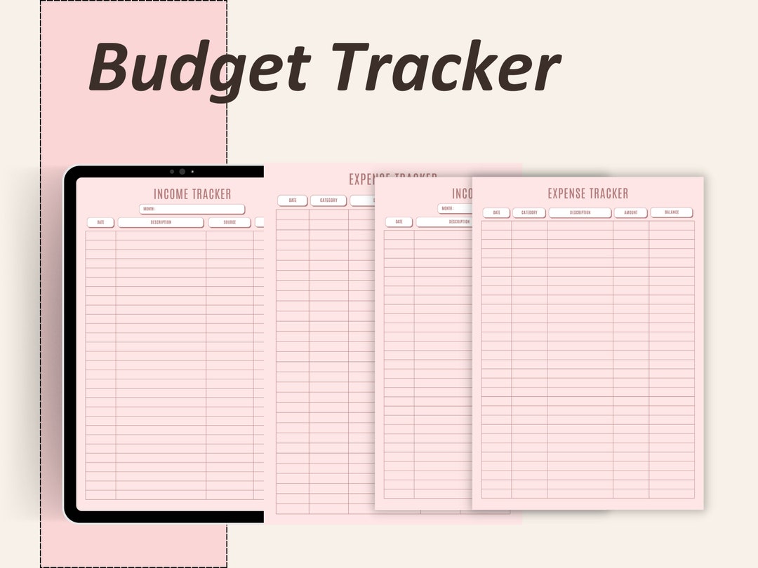 Budget Tracker Planner, Expense Tracker Organizer, Financial Journal ...