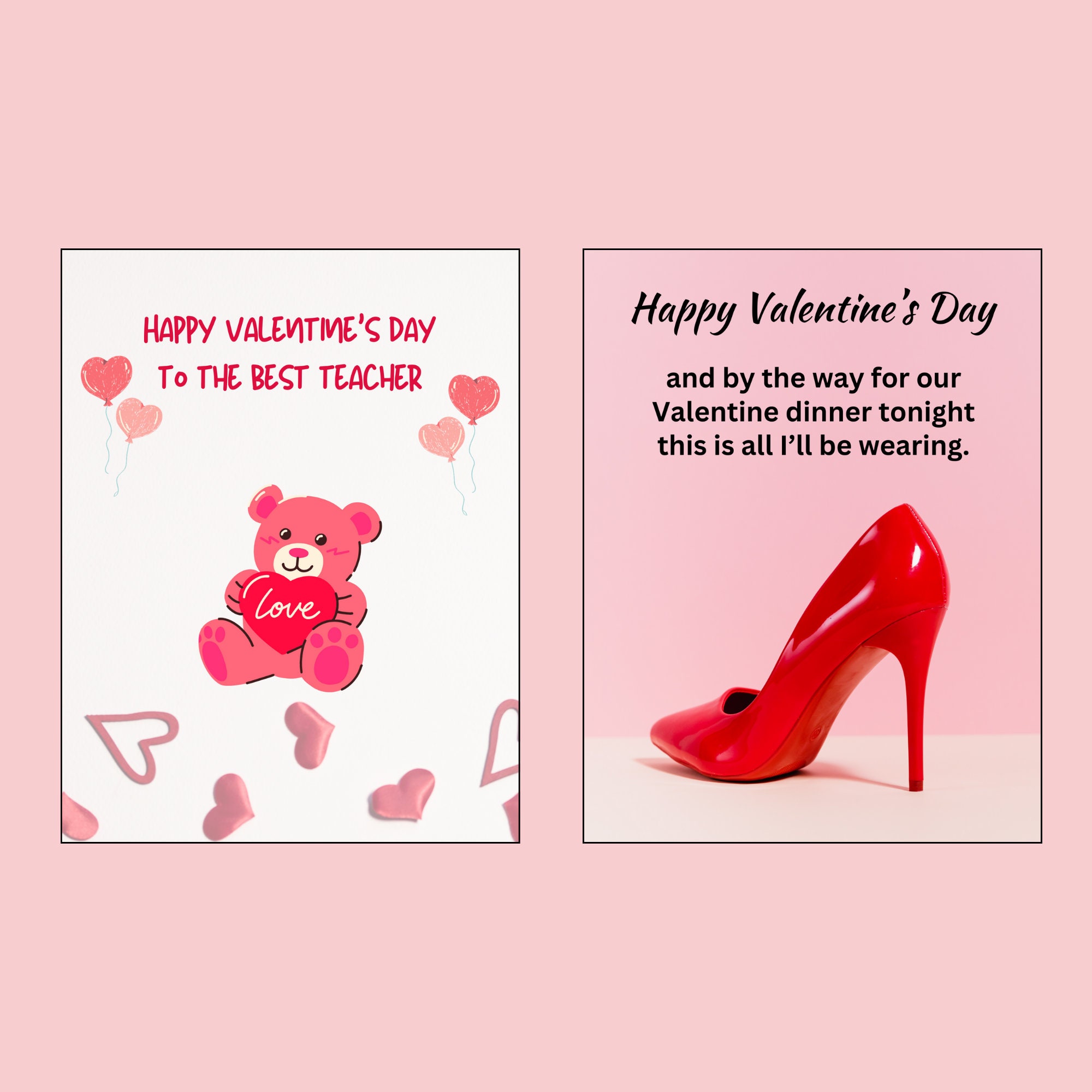 Printable Valentine Card Editable Valentines Day Card Canva Template ...
