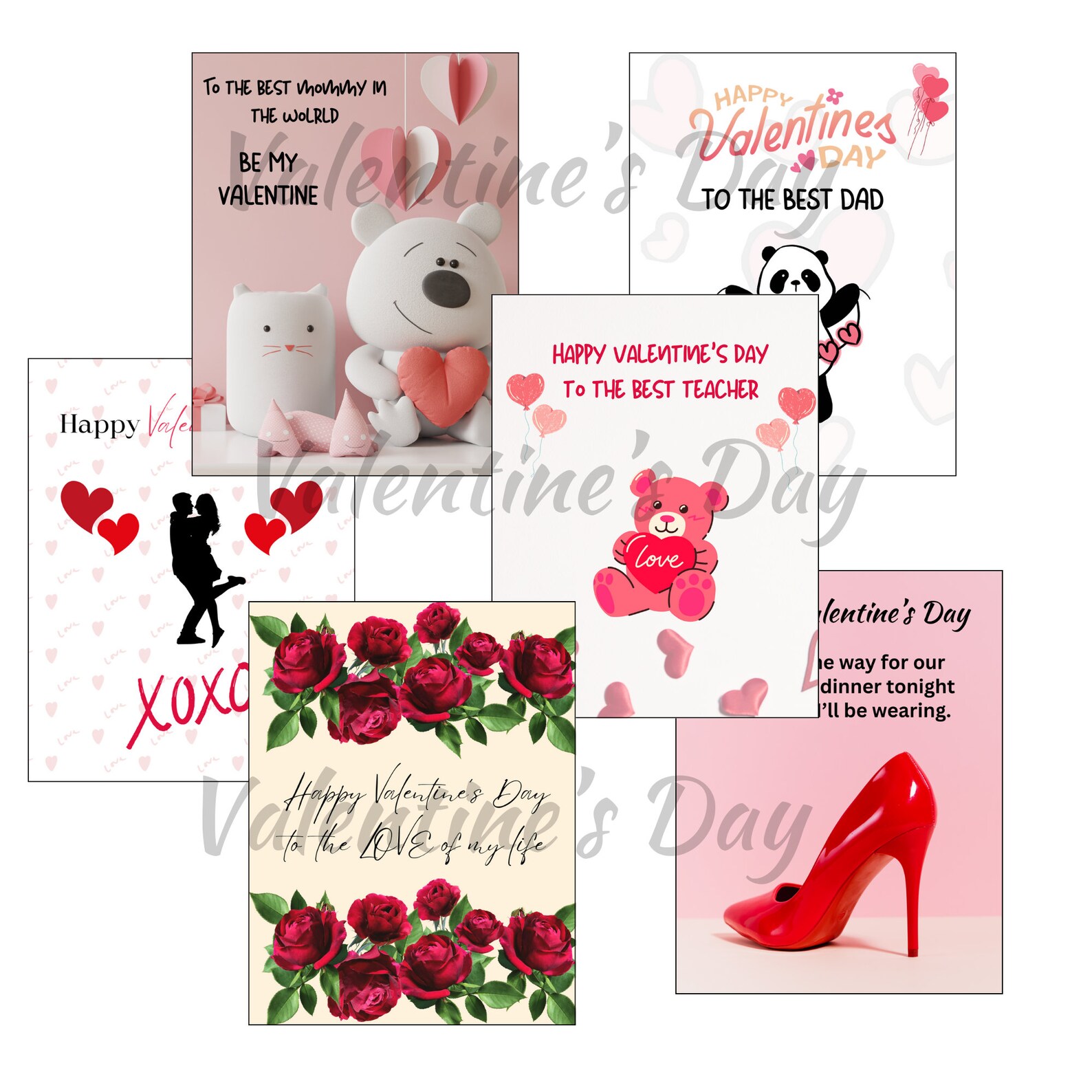 Printable Valentine Card Editable Valentines Day Card Canva Template ...