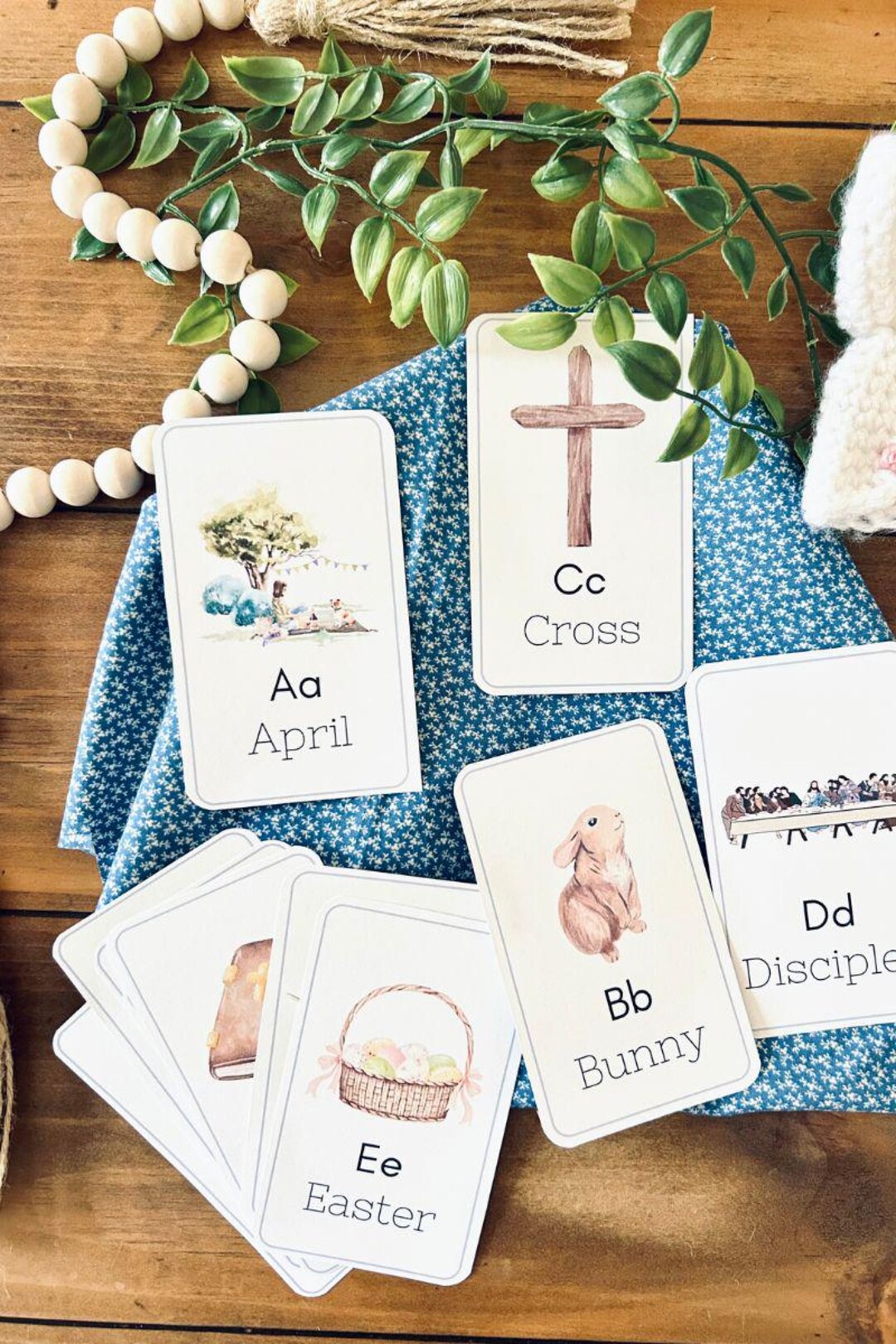 Alphabet Flashcards for Early Education Learning and Preschool | Easter ...
