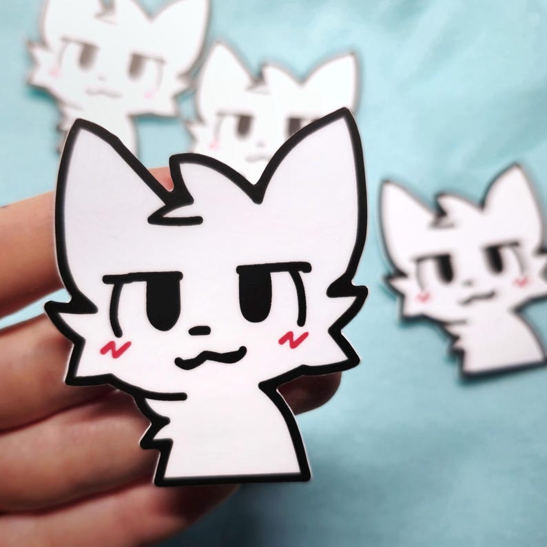Boykisser Meme Vinyl Sticker 2.5in - Etsy