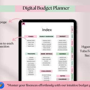 Budget Planner Printable PDF, Financial Planner Printable, Budgeting ...