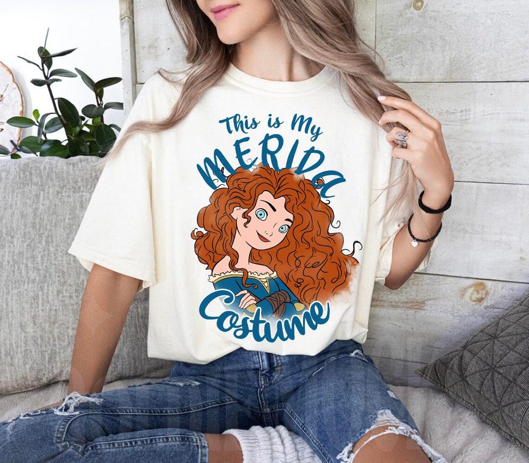Disney Princess This is My Merida Costume Shirt, Brave Movie Tee ...