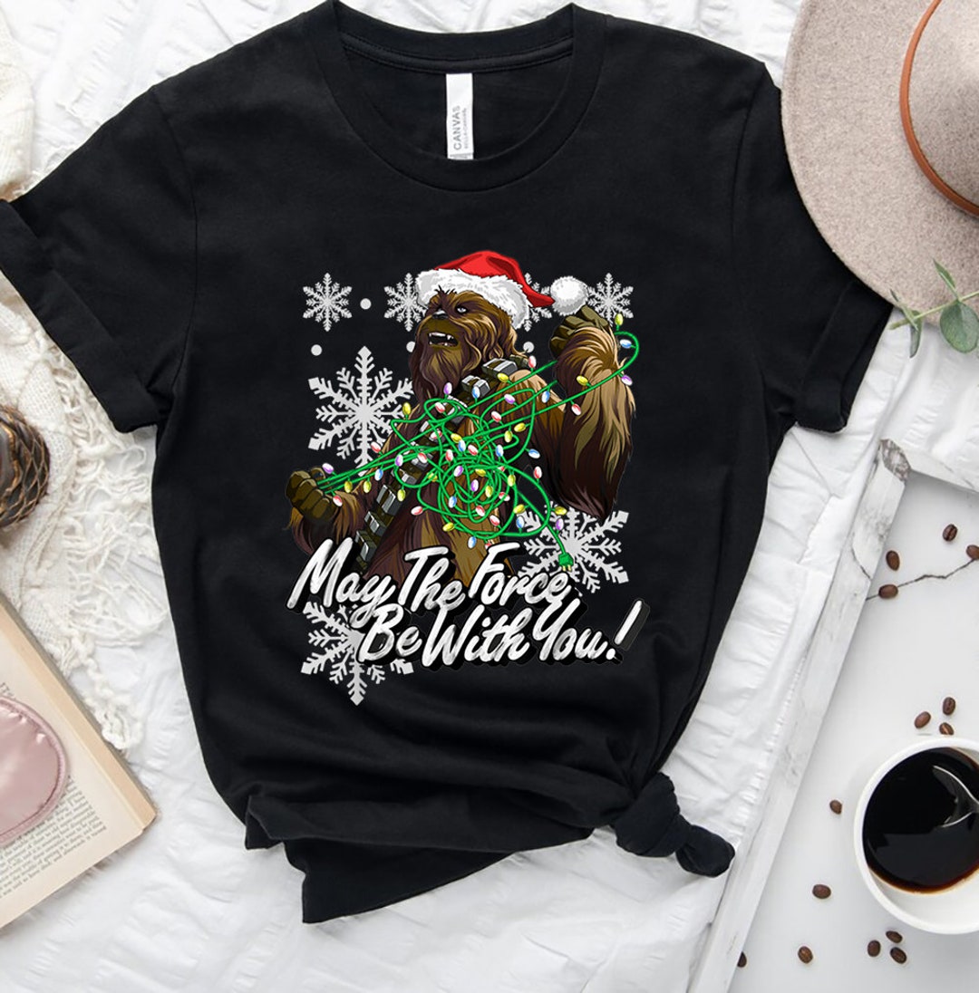 Star Wars Santa Chewbacca May the Force Be With You Christmas Light ...