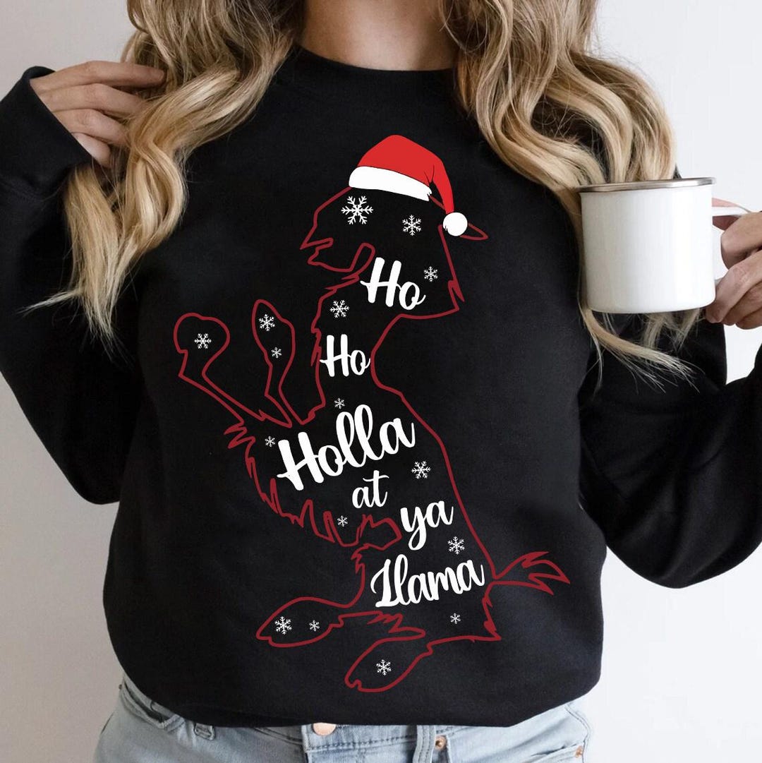 Disney the Emperor's New Groove Alpaca Hola at Ya Hama Christmas Shirt ...