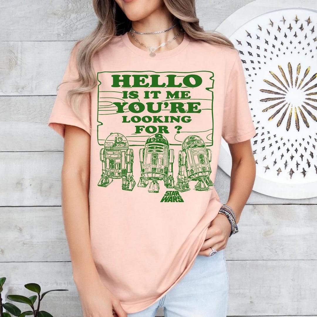 Star Wars Droids R2D2 Hello is It Me You're Looking for Vintage Shirt ...