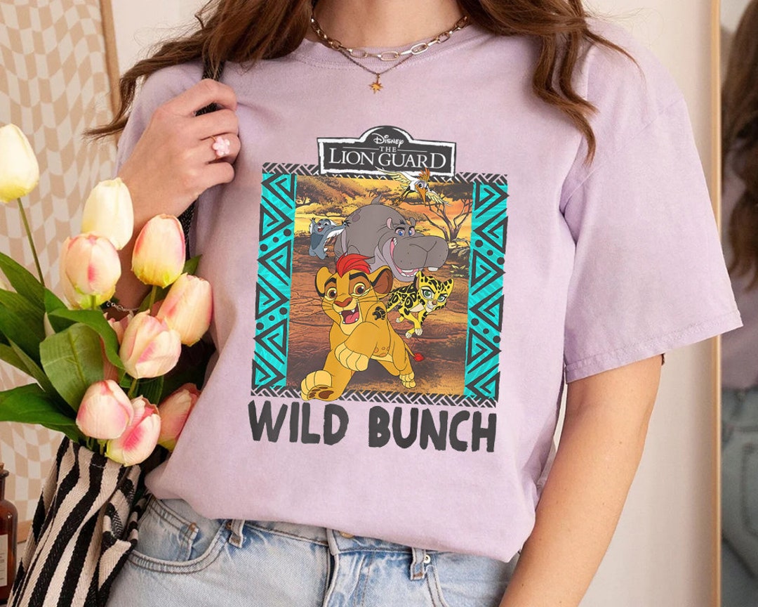 Buy Disney the Lion Guard Kion and Friends Wild Bunch T-shirt, Funny ...