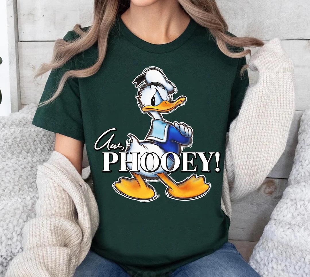 Disney 100 Anniversary Donald Duck Quote Aw Phooey Shirt, Disney Tee ...