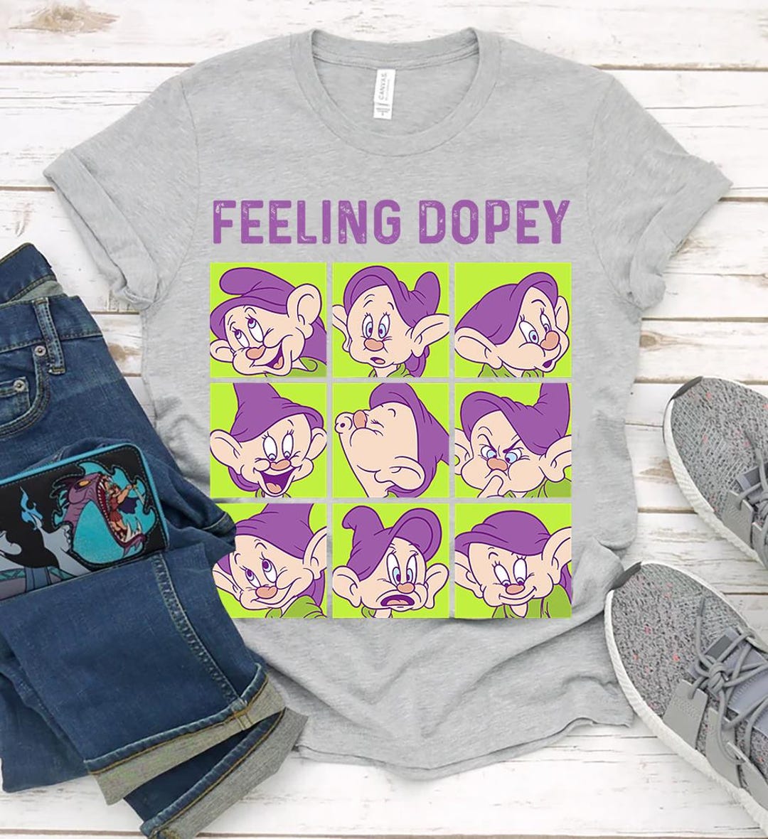 Disney Snow White and the Seven Dwarfs Feeling Dopey Shirt, Disney Tee ...