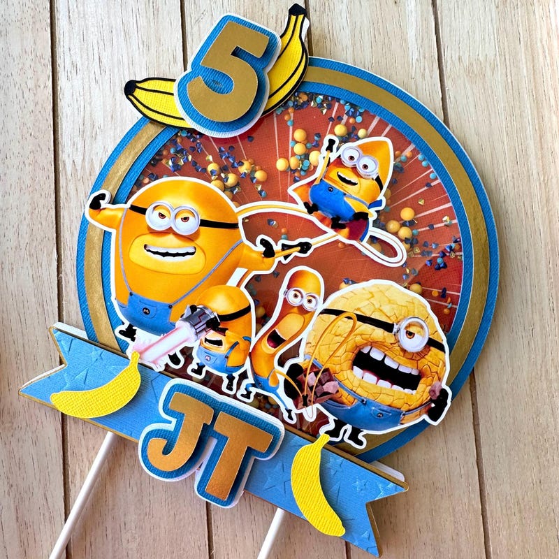 Minion Cake Topper - Etsy