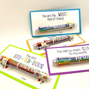 Personalized Classroom Gift, Valentines for Kids With Toy, Non Candy ...
