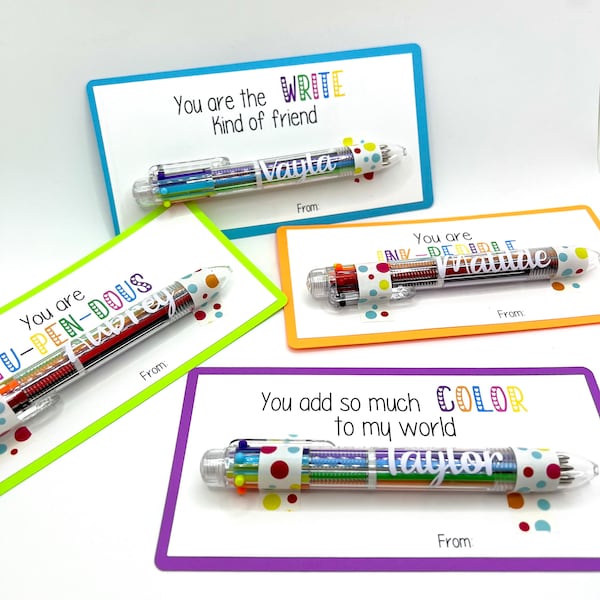 You Color My World Stickers,kids Valentines for School,crayon ...