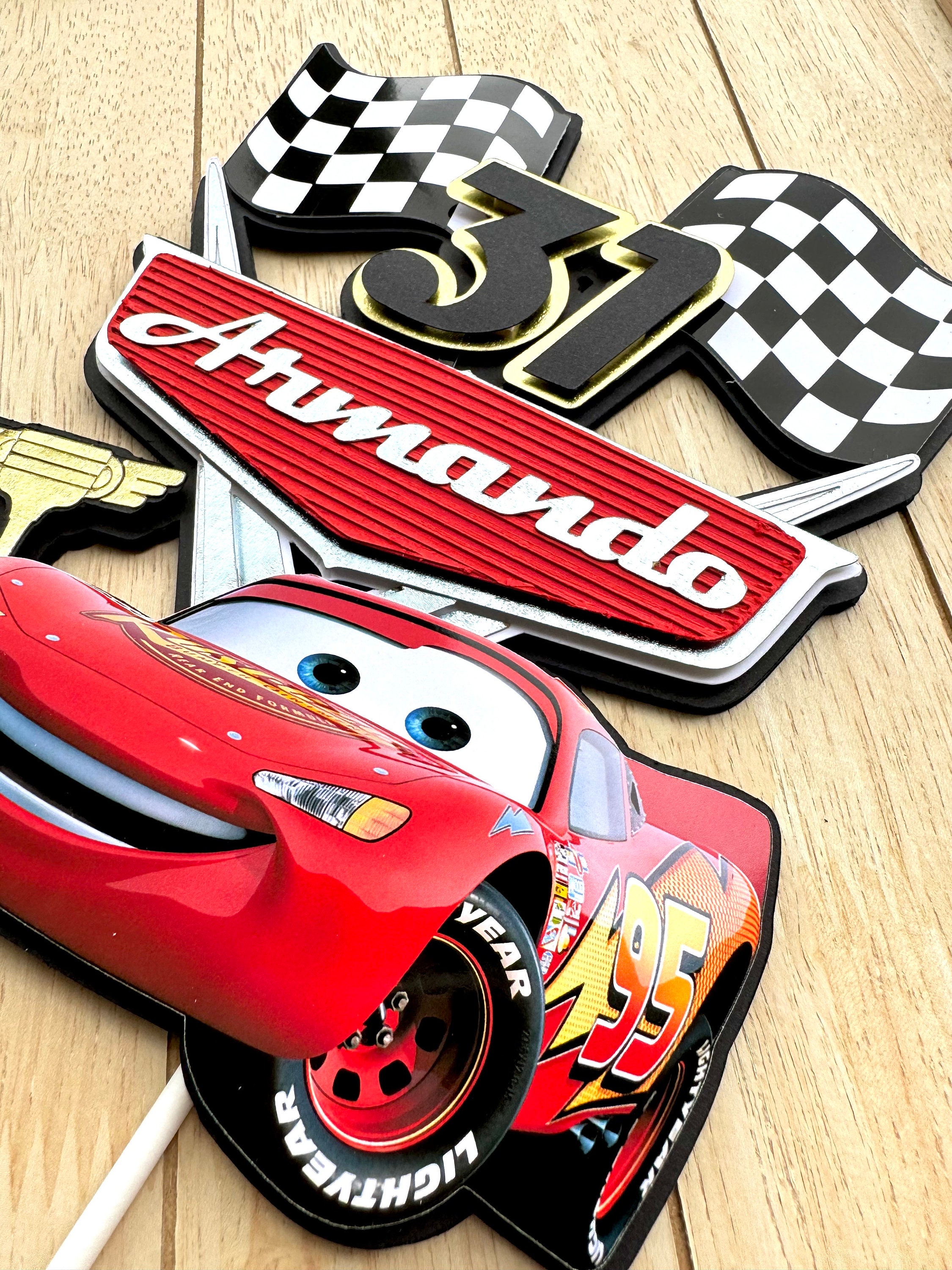 CARS Cake Topper, Mcqueen Cake Topper, Racing Car Cake Topper - Etsy