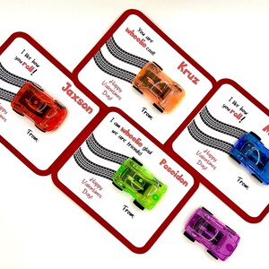 Personalized Classroom Valentine Card With Toy, School Valentines for ...