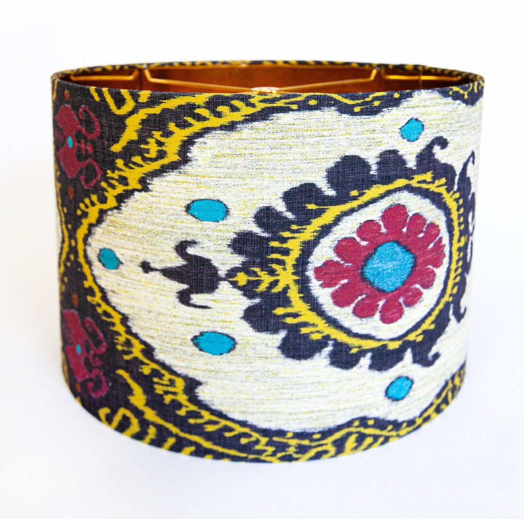 Custom Designer Gold Liner Lamp Shade Bianca - Etsy